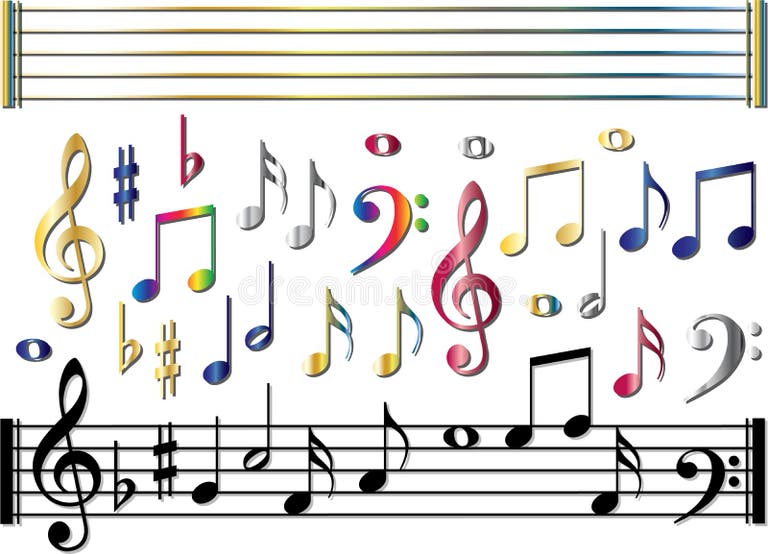 Red White Blue Music Note Stock Illustrations – 1,362 Red White Blue ...