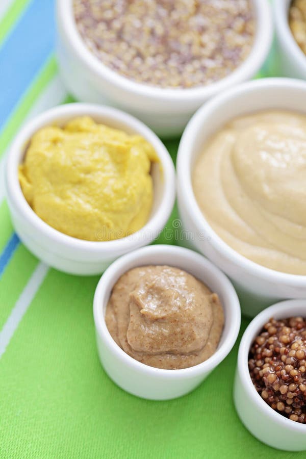 Various mustards stock image. Image of dish, sauce, closeup - 42532559