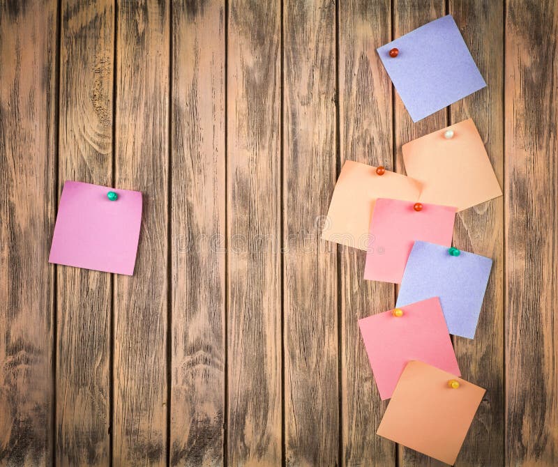 Various note papers stock image. Image of communication - 68257995