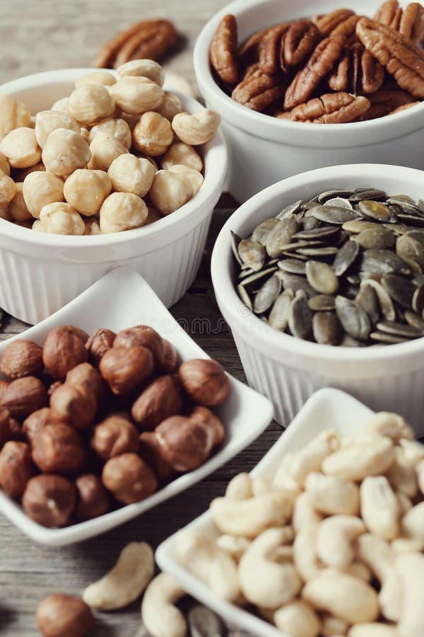 Various nuts stock photo. Image of assortment, cashew - 68672202