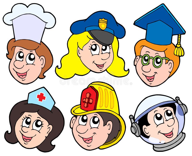 Occupation set stock vector. Illustration of cute, vector - 28988472