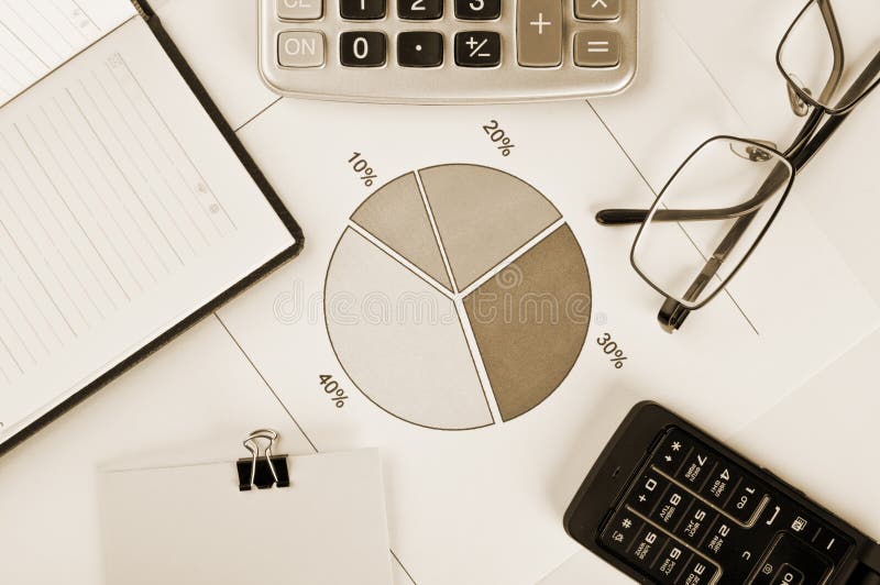 Various Office Items On The Table Picture. Image: 20028082