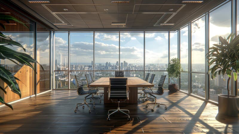 Various Office Spaces Including Open Space Office Rooms, Conference ...