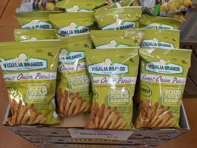 Various Packaged Sweet Onion Petals Editorial Photography - Image of ...