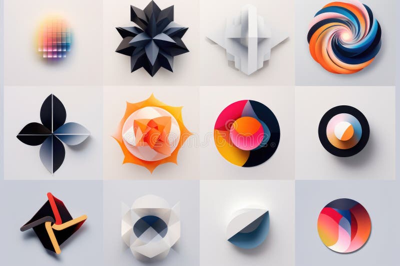 Various Paper Shapes and Sizes for Creative Projects. Suitable for ...