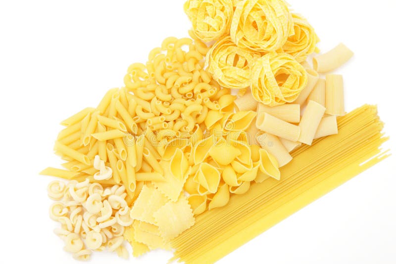 Various pasta stock photo. Image of gourmet, fettuccine - 44548498