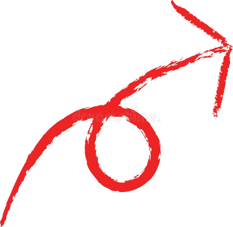 Various Patterns and Symbols Using Red Colored Pencils Stock ...