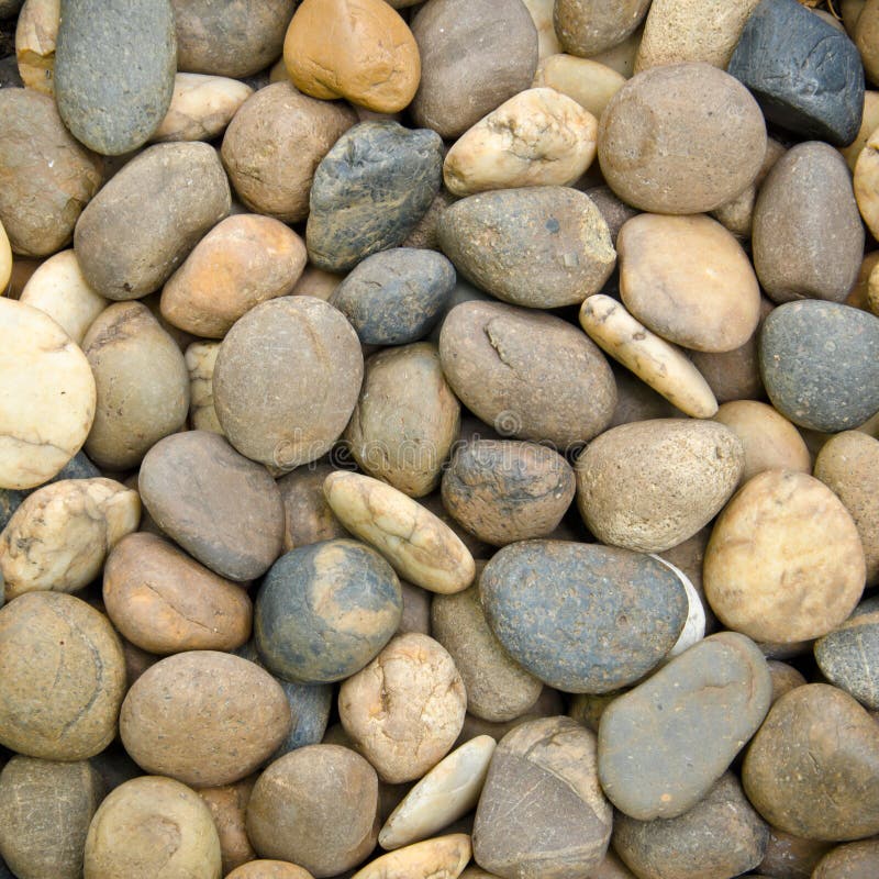 Various Pebble Stones Texture Stock Photo - Image of decoration ...