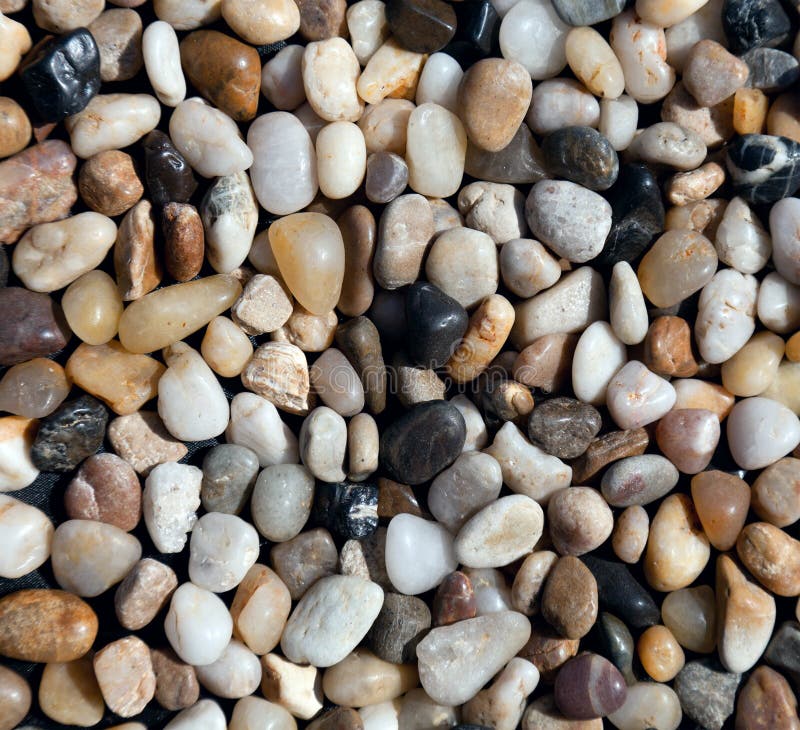 Various Pebble Stones Texture Stock Photo - Image of color, outdoor ...