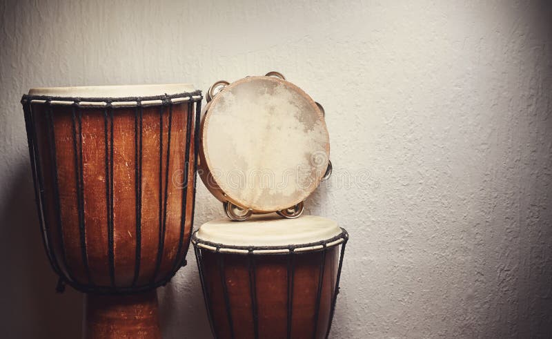 Various Percussion Instruments Stock Photo - Image of acoustic, concept ...