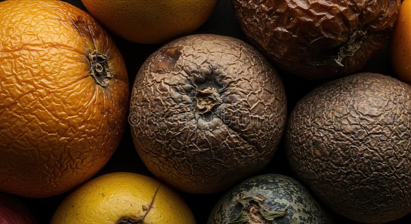 Moldy Fruit Shows Effects of Spoilage and Decomposition Stock ...