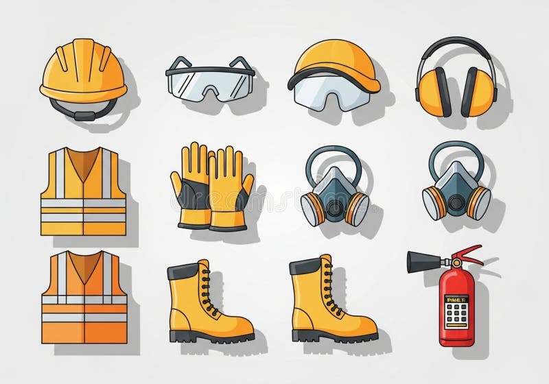 Ppe Cartoon Personal Protection Equipment Stock Illustrations – 1,469 ...