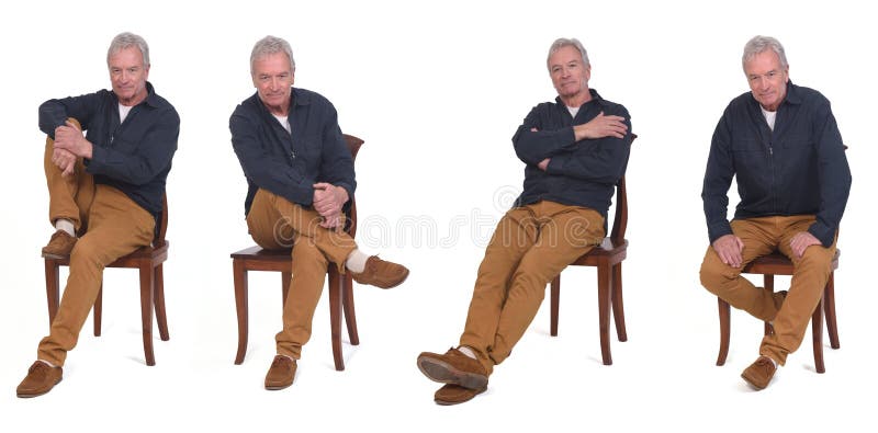 160 Man Sitting Poses Set Stock Photos - Free & Royalty-Free Stock ...