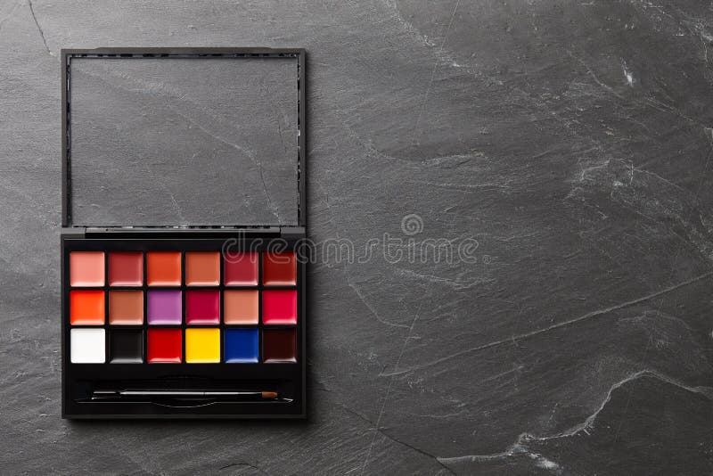 Various Professional Make Up Tools and Cosmetics Stock Photo - Image of ...