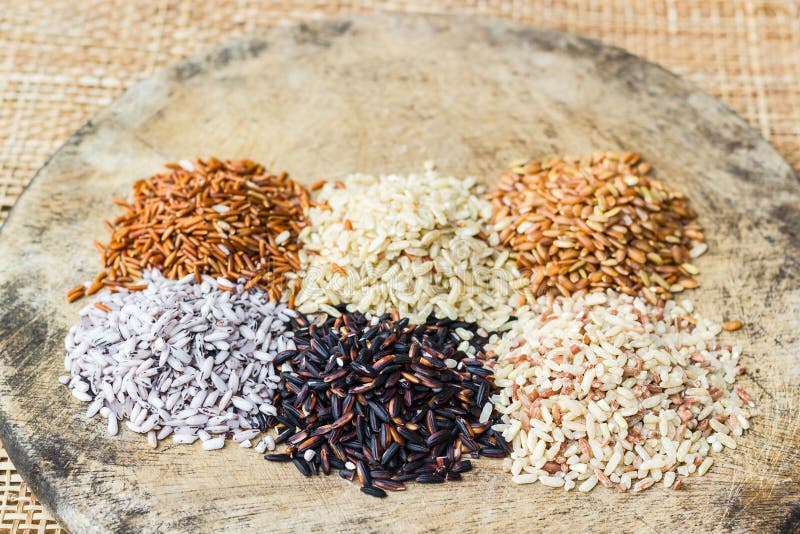 Set of various rice stock photo. Image of diet, healthy - 231339272