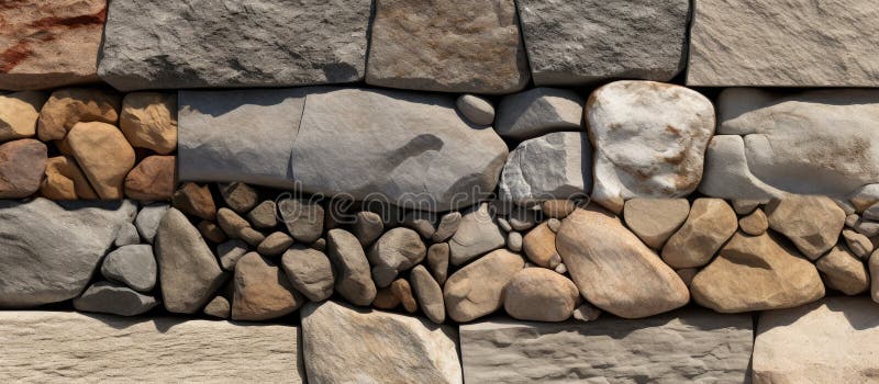 Various Rocks Make Up this Wall, Including Cobblestone and Bedrock ...