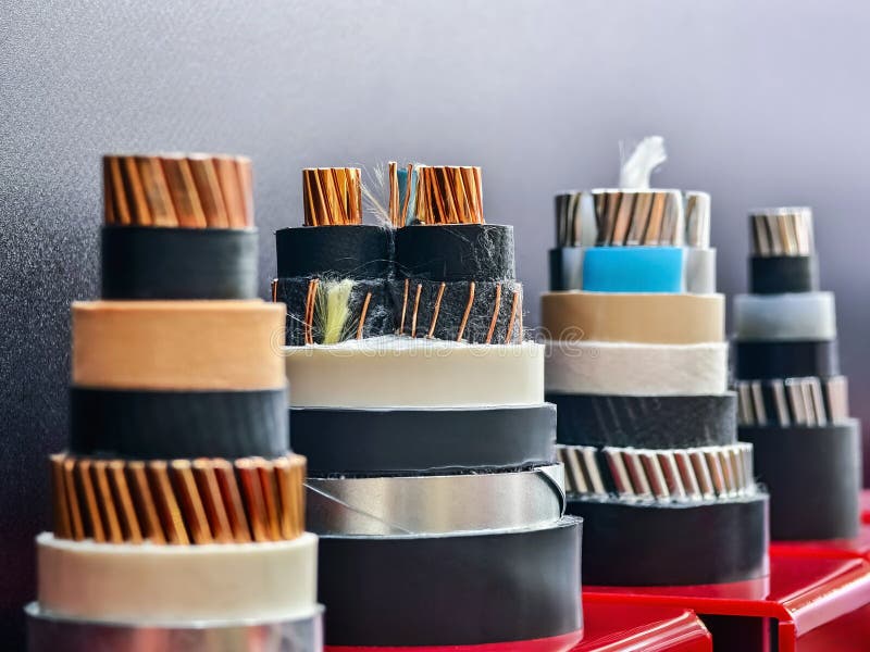 Various Rolls of Electrical Tape and Wire Visible in an Organized ...