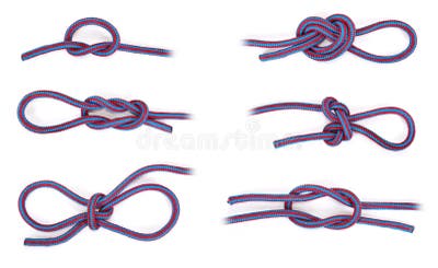 Various rope knots stock photo. Image of rope, crooked - 31053982