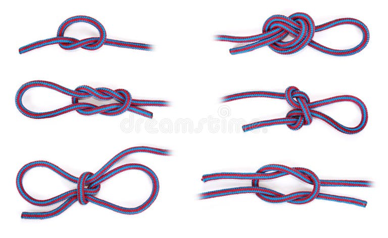 Various rope knots stock photo. Image of rope, crooked - 31053982