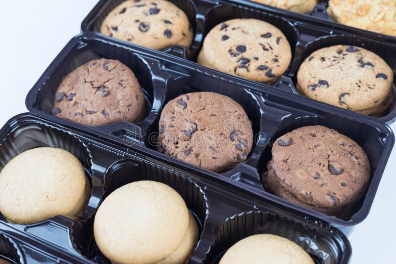 Set of Various Round Croissants, Trendy Baked Sweet Pastry Stock Photo ...