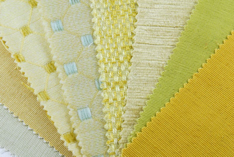 Various Samples of Fabric Choice Stock Image - Image of grained, color ...