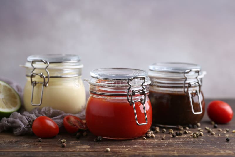 Various sauces stock image. Image of noodles, scene - 189920761