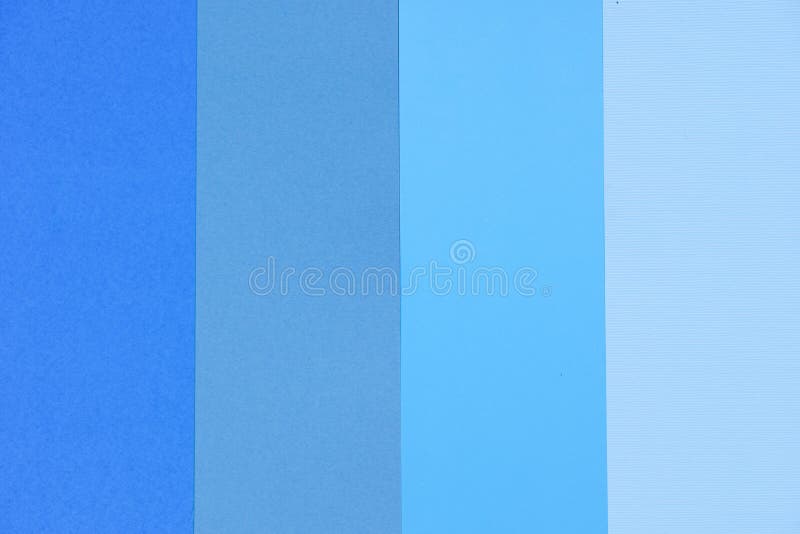 Various Shades of Blank Blue Paper for Background Stock Photo - Image ...