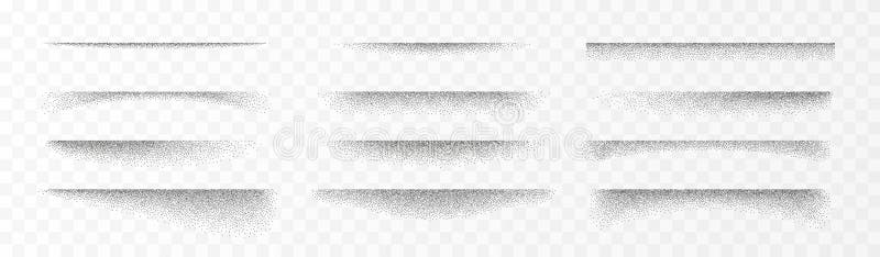 Various Shadow Overlay Effects of the Sheets Edge, Paper Banner Vector ...