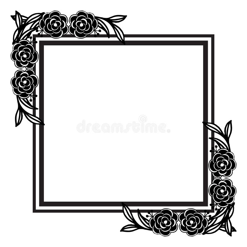 Various Shape of Cards, Invitation Card, Greeting Card, Floral Frame ...