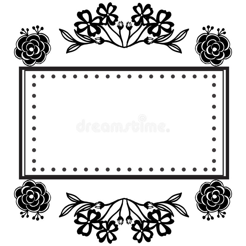 Various Shape of Cards, Invitation Card, Greeting Card, Floral Frame ...