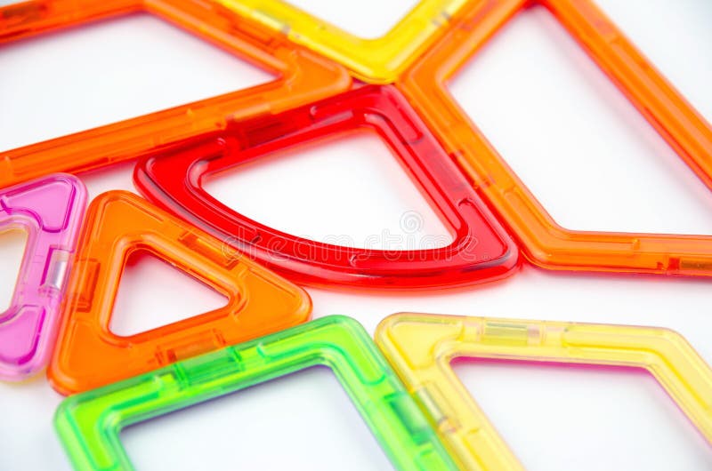 Various Shapes Colorful Transparent Magnet Constructor (puzzle Builder ...