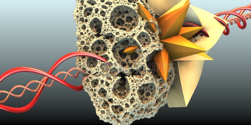 Various Shapes Conjunction-virtutal 3D Render Scenetern and Colorful ...