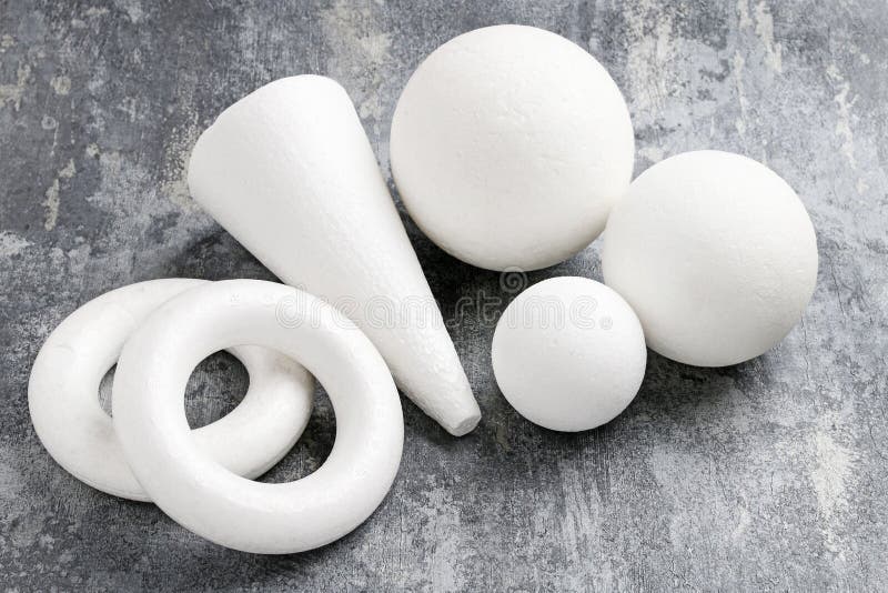 Various Shapes Made of Styrofoam for Decorating with Decoupage ...