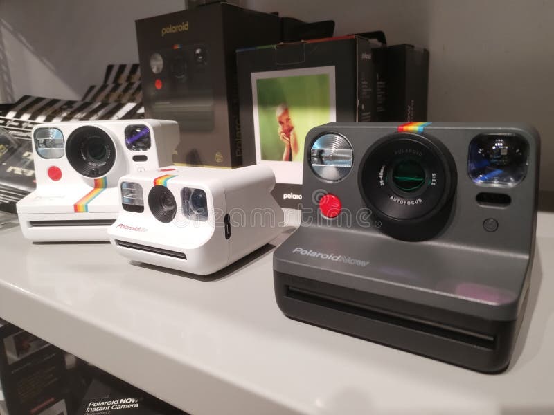 Polaroid camera editorial photography. Image of background - 302003517