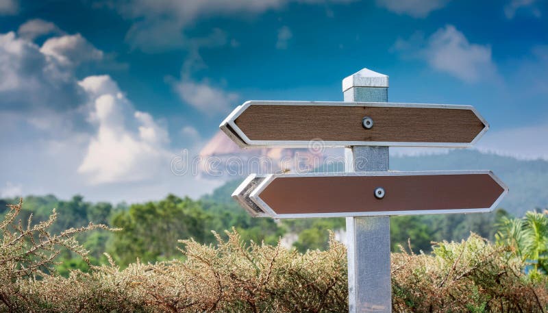 Various Signage and Directional Signs in an Area, Representing ...