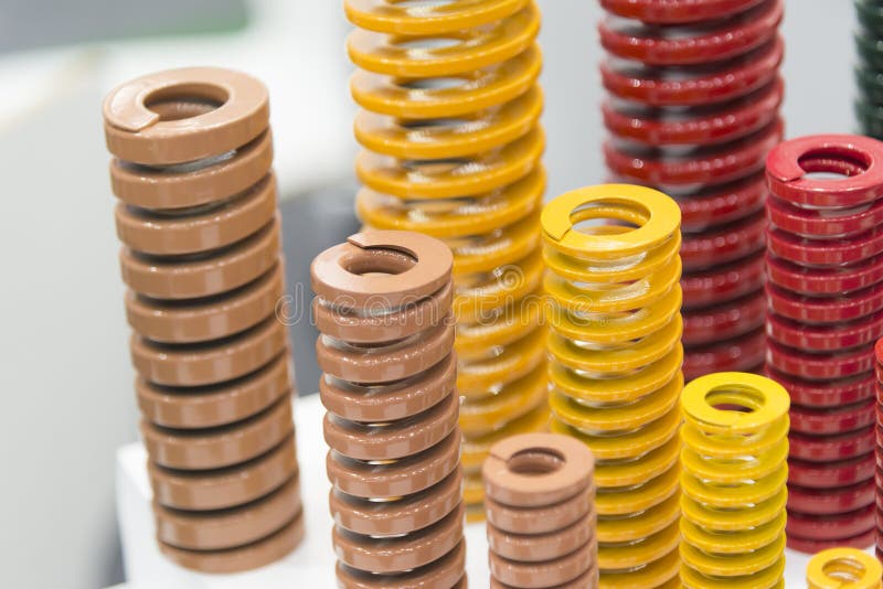 The Various Size Industrial Coil Spring Stock Photo - Image of ...