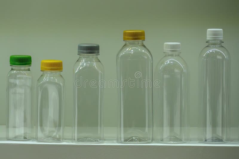 The Various Size of Plastic Bottles Container Stock Image - Image of ...
