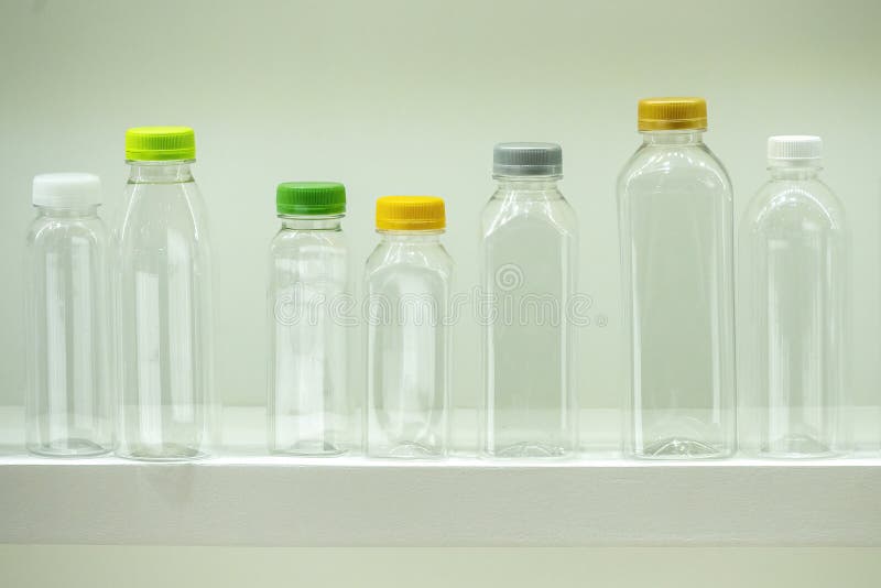 The Various Size of Plastic Bottles Stock Photo - Image of packaging ...