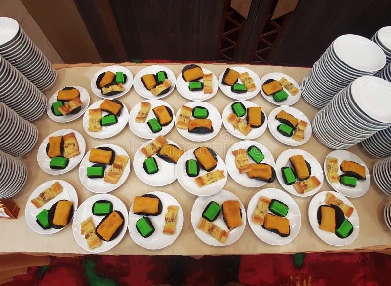 Arrangement of Snacks for Participants during a Coffee Break at a ...