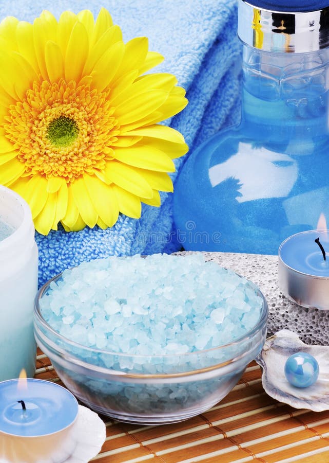 Various spa products stock image. Image of products, health - 16668291