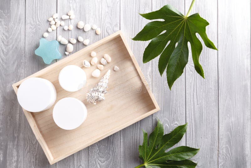 Objects for skin care stock image. Image of nature, green - 18523305