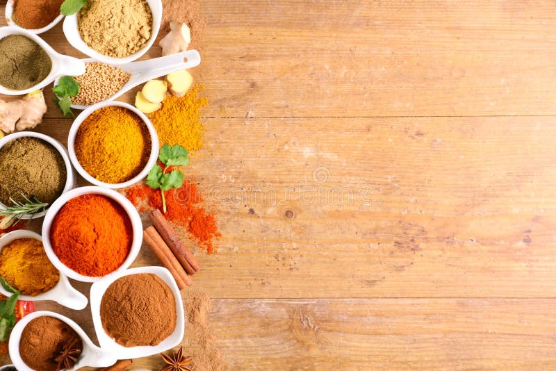 Various spices frame stock photo. Image of asian, cooking - 202433230