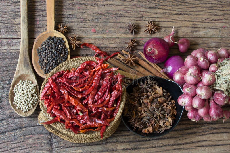 Various spices. stock photo. Image of preparation, pepper - 67444942