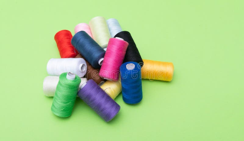 Spools of Cotton stock photo. Image of wooden, cotton - 71678244