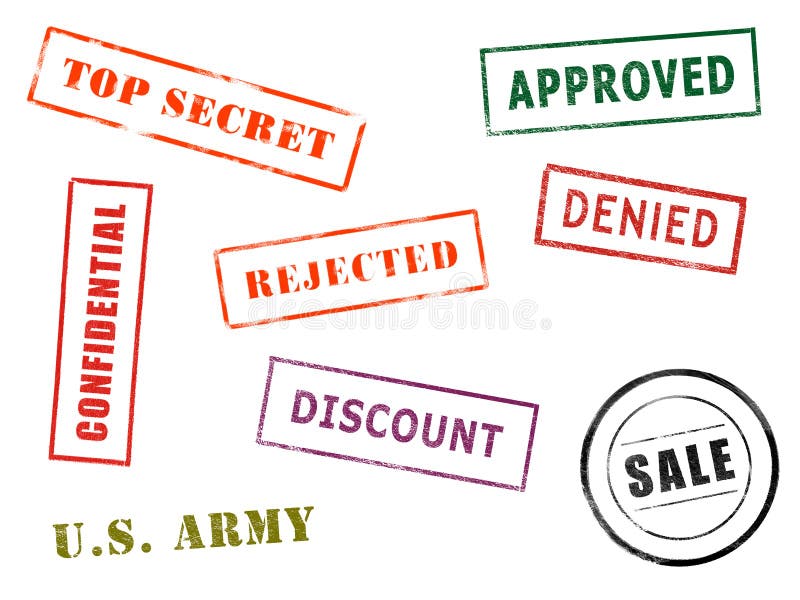 Government Approved Stamp Stock Illustrations – 571 Government Approved ...