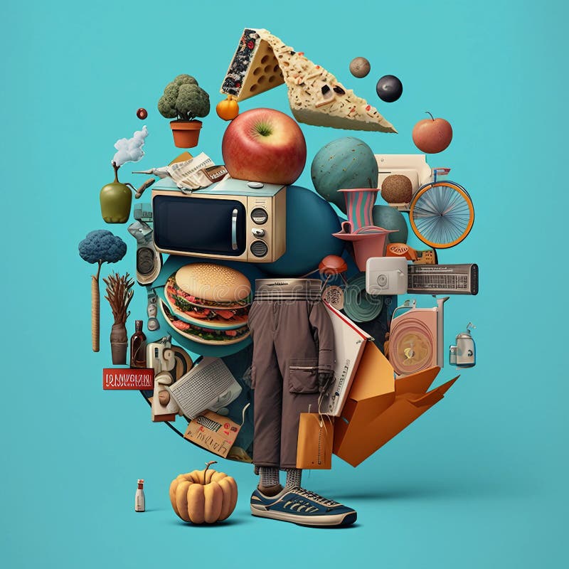 Collage Absurdity Stock Illustrations – 21 Collage Absurdity Stock ...
