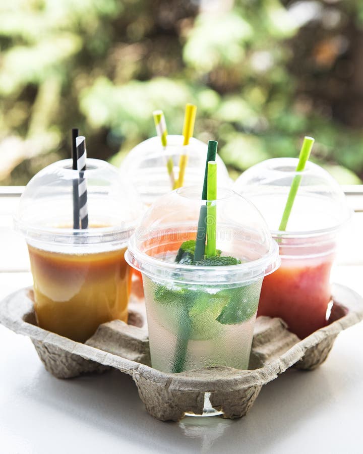 Various summer cold drinks stock photo. Image of cool - 193684878