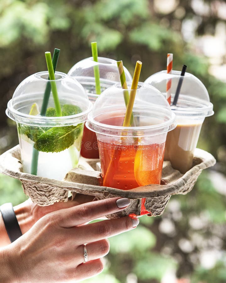 Various summer cold drinks stock photo. Image of cool - 193684878