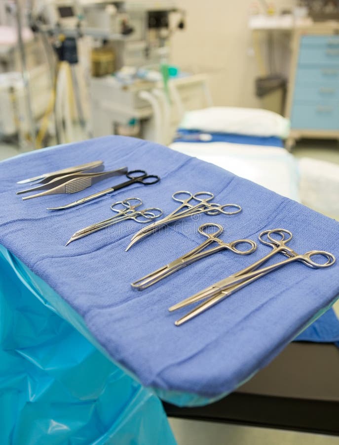 Various Surgical Tools stock image. Image of hospital - 36714179