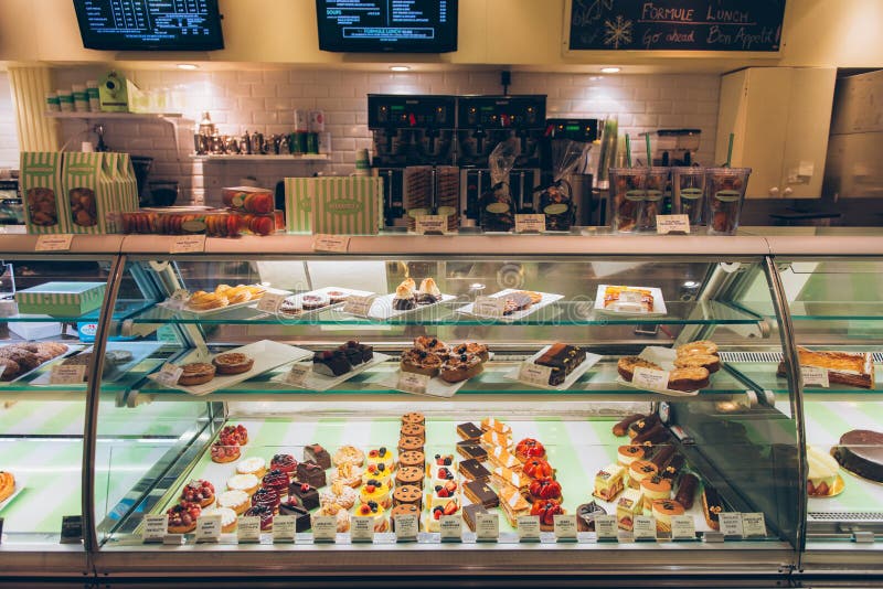 Various Sweet Food for Sale in Bakery Store Editorial Photography ...